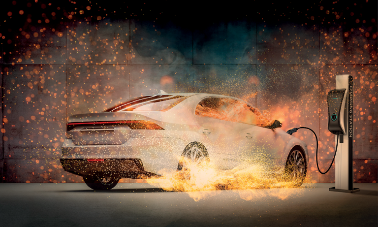 Couverture anti-feu pour feu de batterie lithium-ion - L'Arsenal